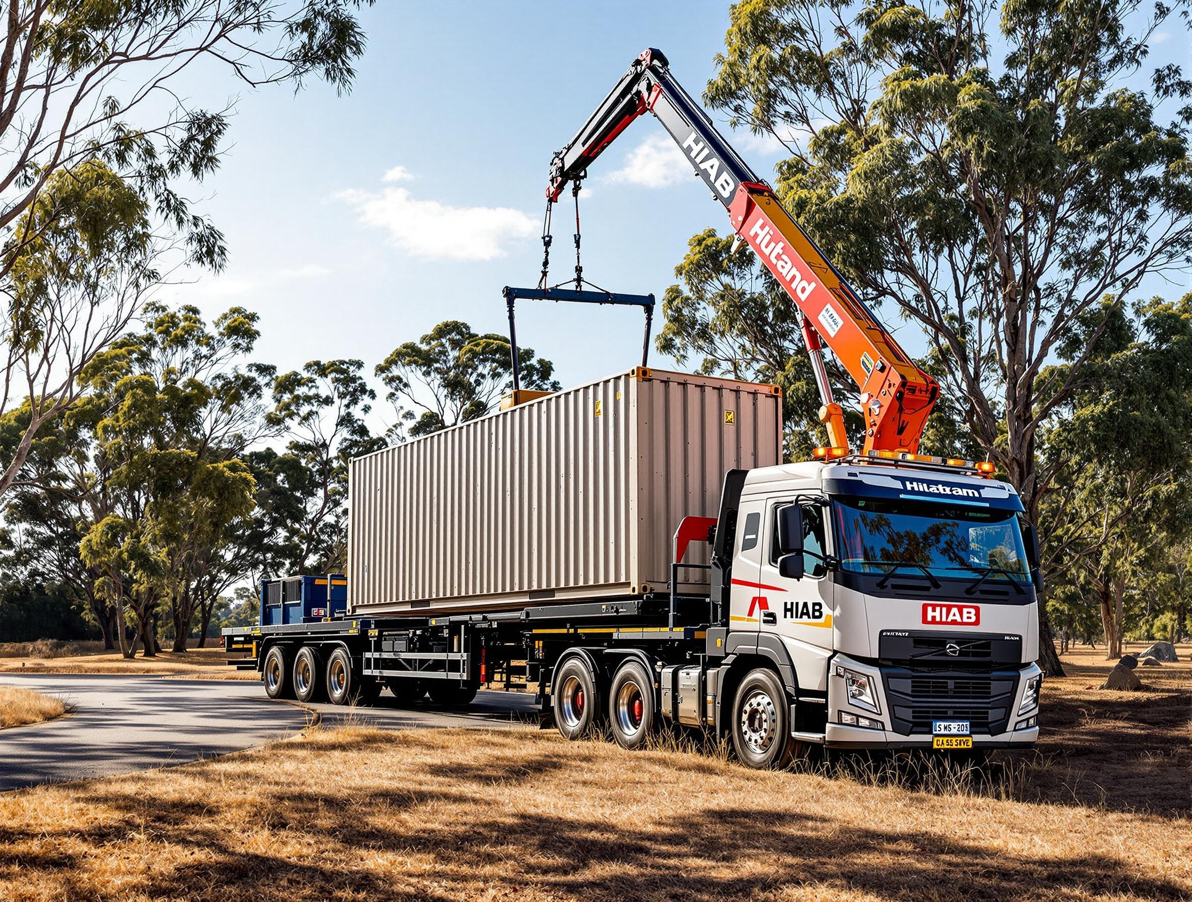 Hiab Container Transport Australia: Specialised Container Placement 🚛