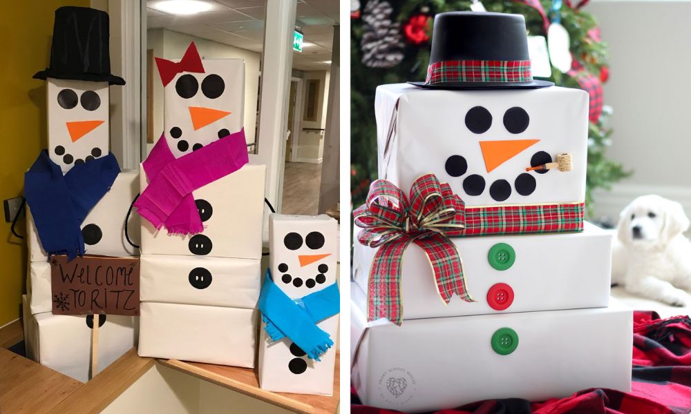 Cardboard Box Christmas Crafts