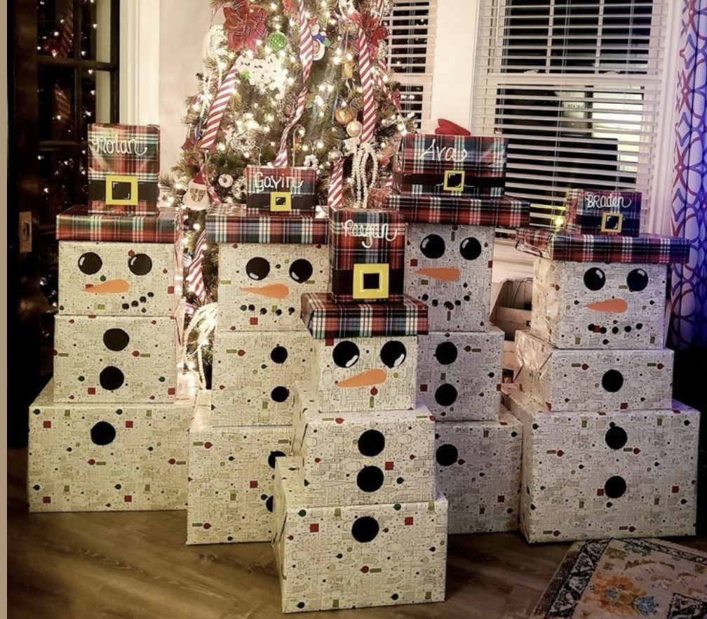 Cardboard Box Christmas Crafts