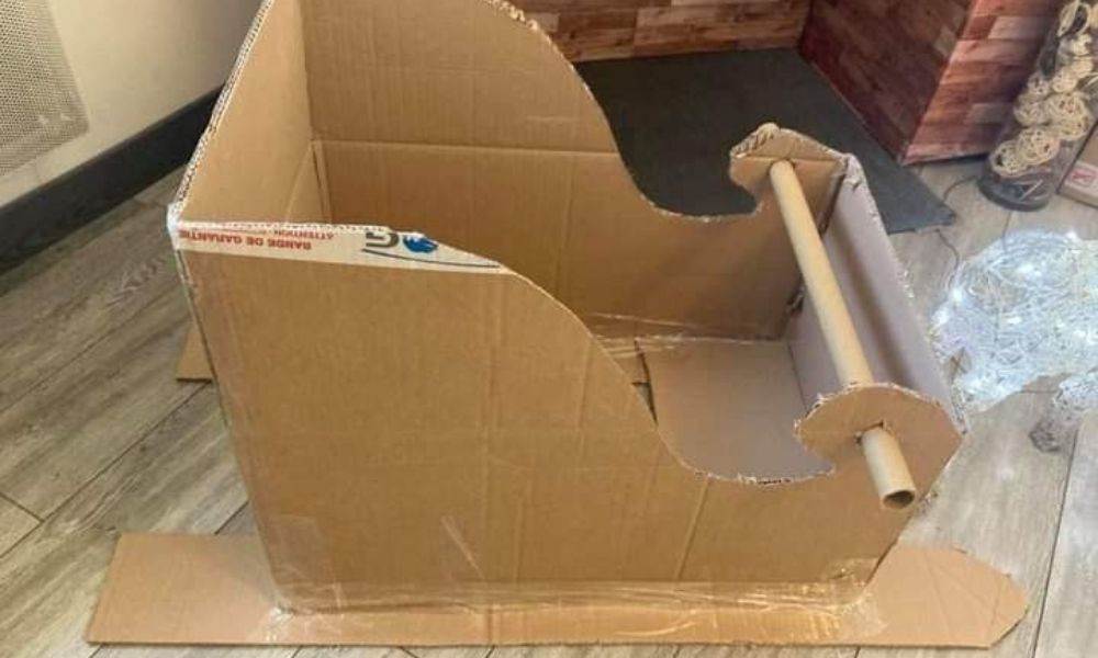Cardboard Box Christmas Crafts