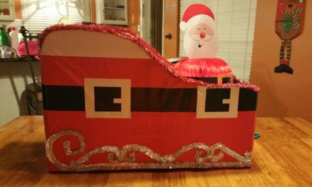 Cardboard Box Christmas Crafts
